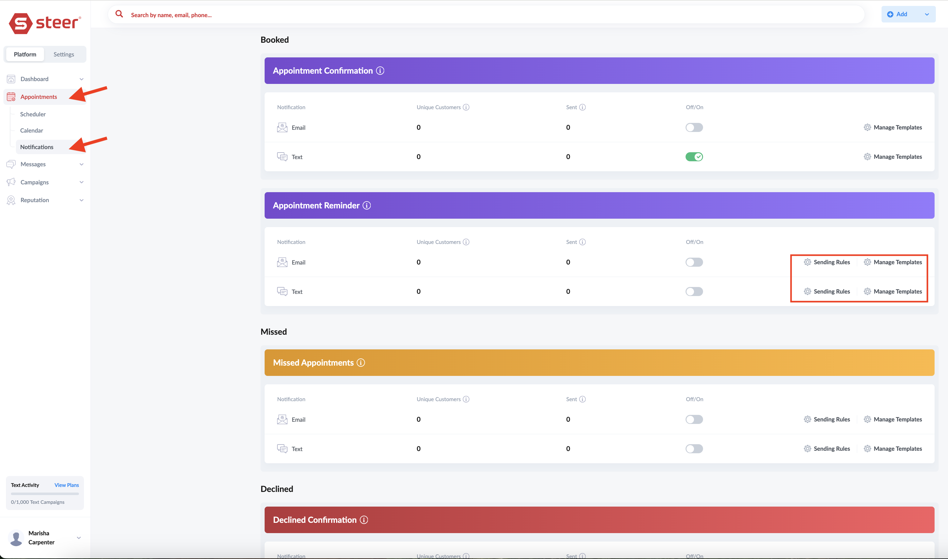 How to Customize Appointment Notifications & Reminders