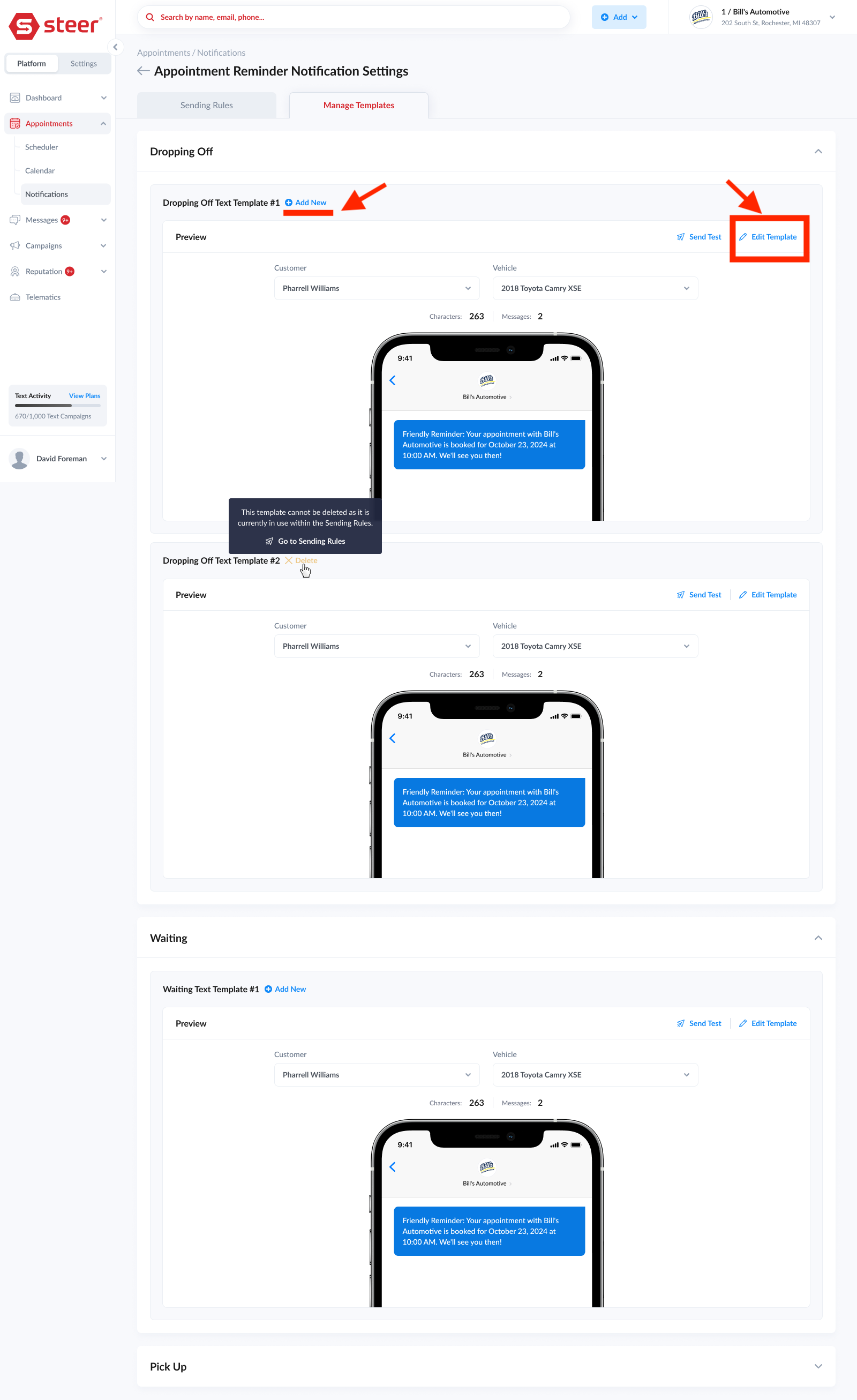 How to Customize Appointment Notifications & Reminders