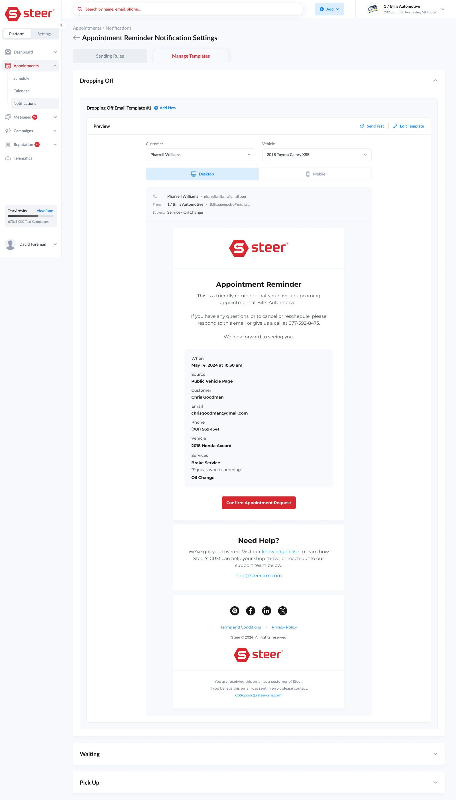How to Customize Appointment Notifications & Reminders