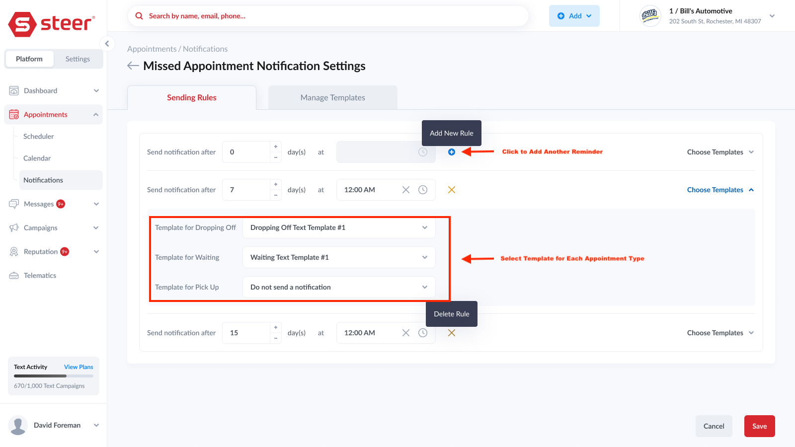 How to Customize Appointment Notifications & Reminders